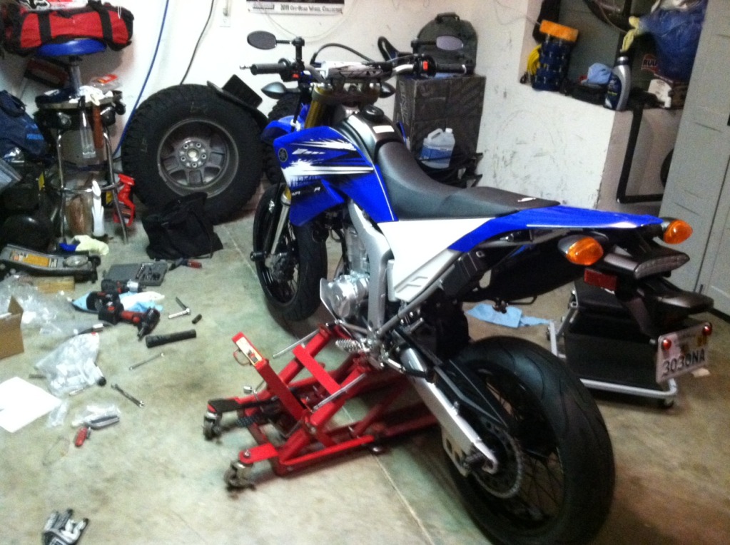 My 2012 wr250r to x conversion