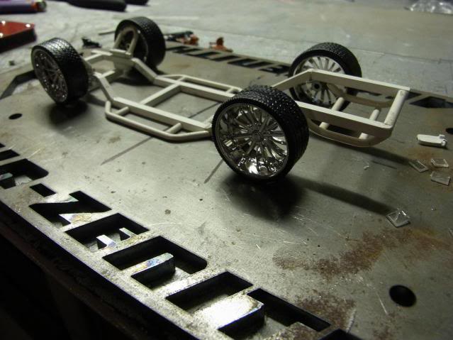 ford explorer airbagged, on sills with scratch built chassis & billets