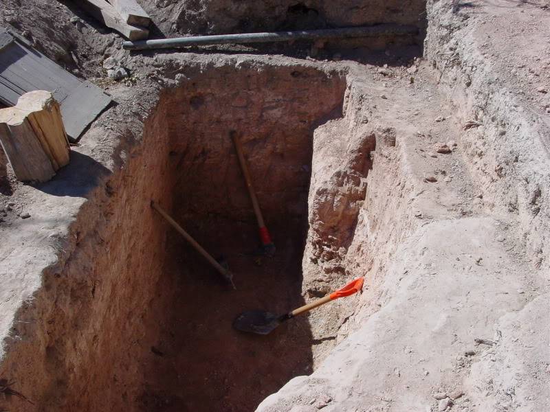 Construcción de fosa para sanitario