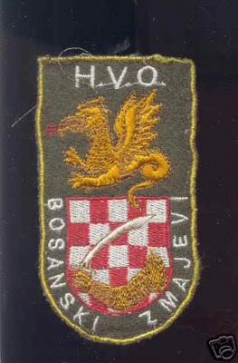 insignes Croate H.V et H.V.O 1991/1995