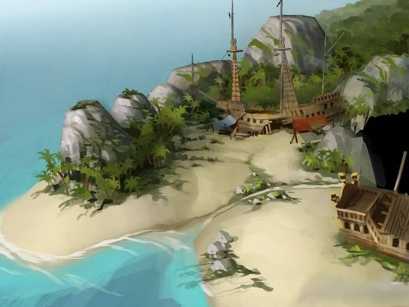 Pirate terrain.
