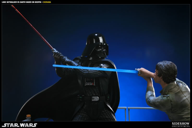 Sideshow - Luke Skywalker VS Darth Vader on Bespin Diorama