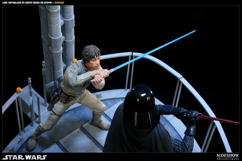 Sideshow - Luke Skywalker VS Darth Vader on Bespin Diorama