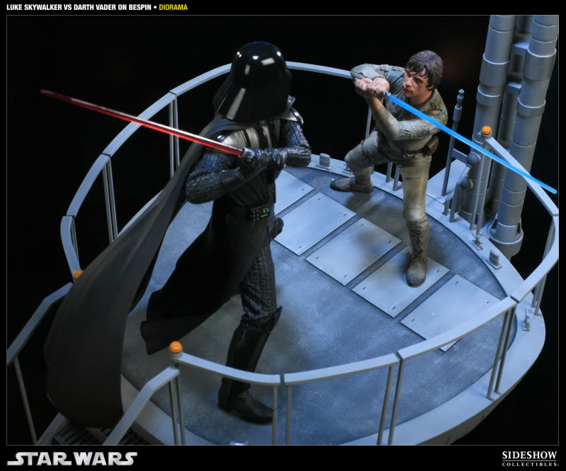 Sideshow - Luke Skywalker VS Darth Vader on Bespin Diorama