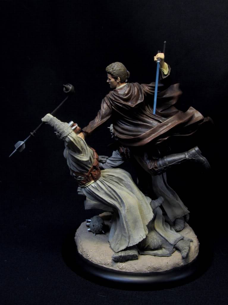Anakin Skywalker VS Tusken Raiders - Diorama - Sideshow Collectibles