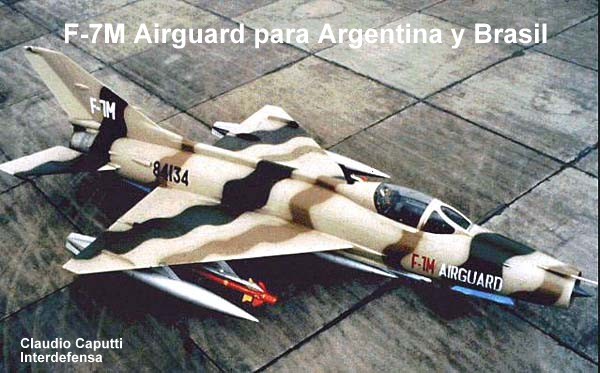 F-7M Airguard para Argentina y Brasil