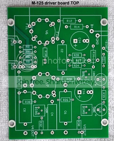 Prototype 125 watt monoblock tube amplifier KIT