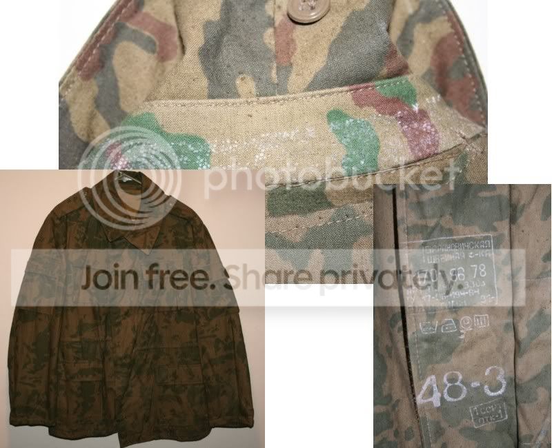 Soviet Bi Color Camo Winter Uniform