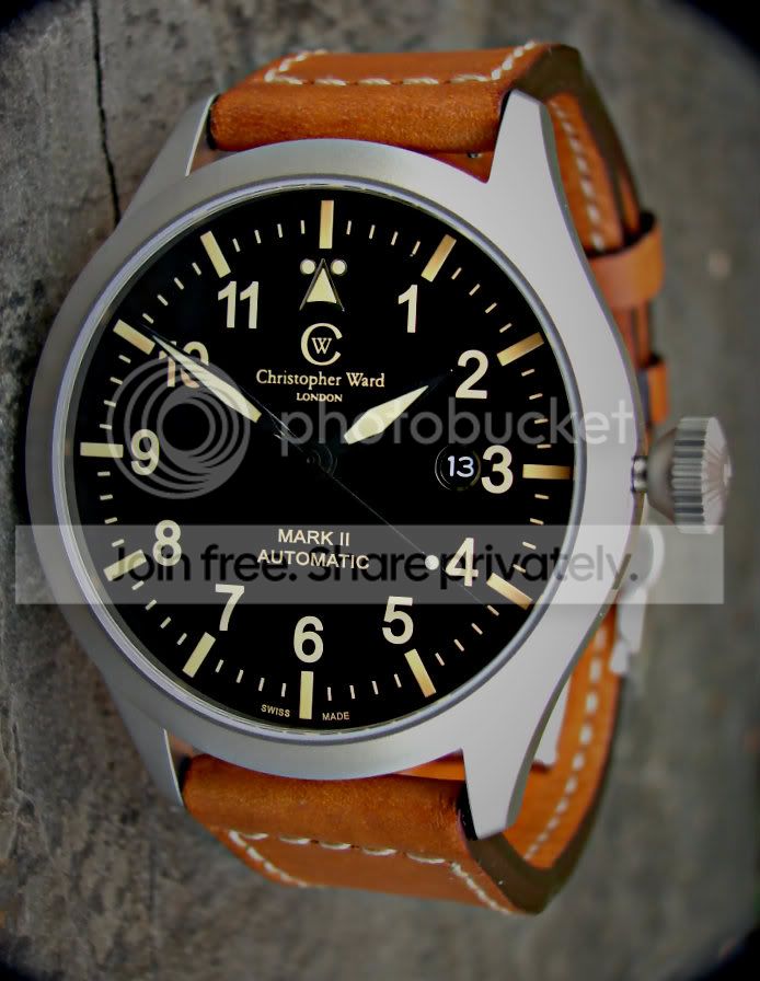 My Newest............Christopher Ward C8 PILOT MK II - VINTAGE EDITION ...