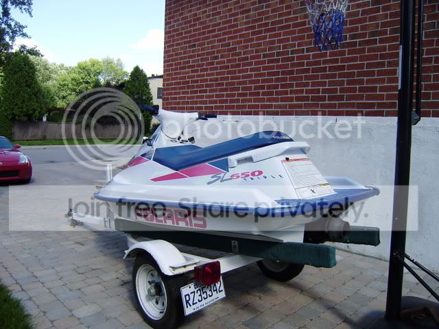 Motomarine Polaris 650SL 1992 Avec Trailer *1900$* Photos