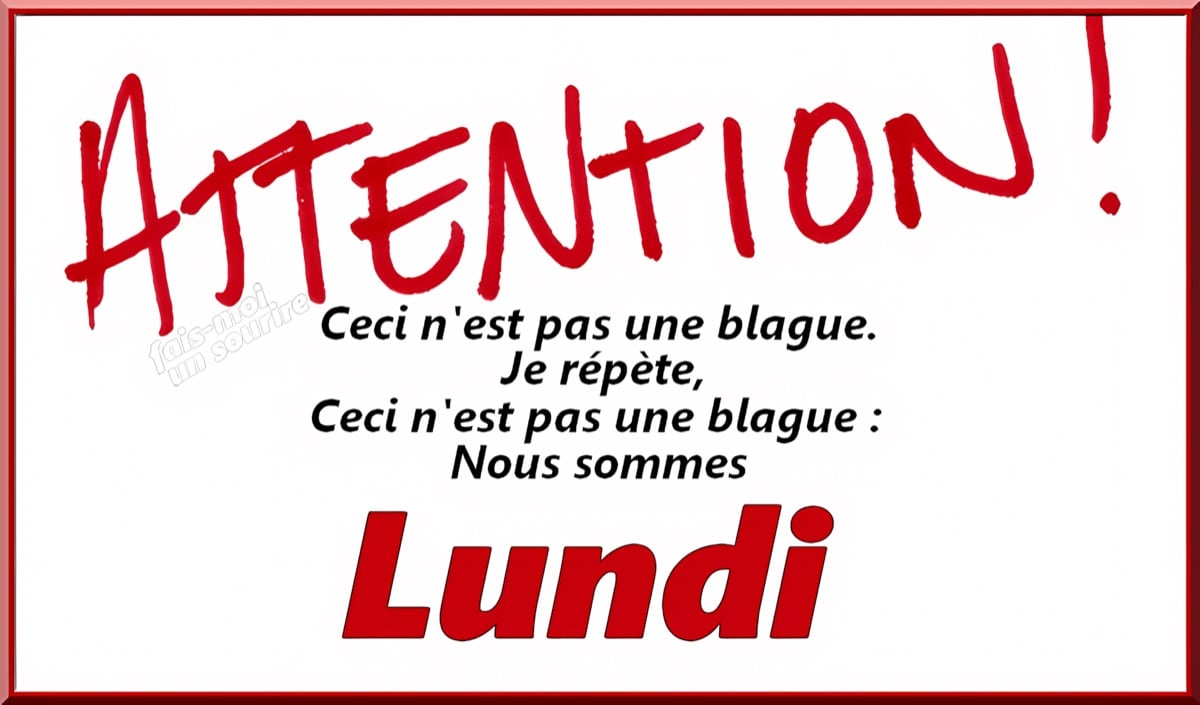 Lundi 11 avril