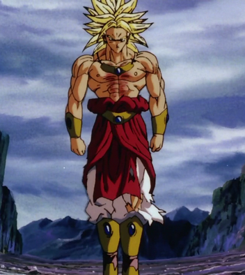 Broly en su máximo poder
