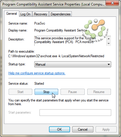 Program Compatibility Assistant ปิดซะอย่าให้มากวนใจ