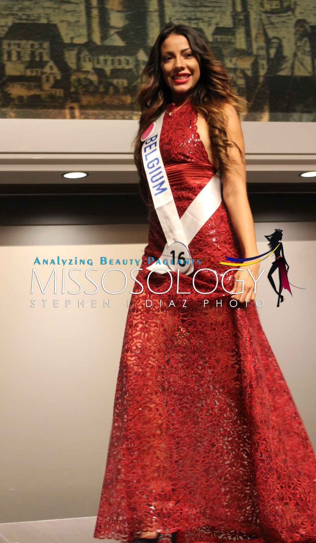 candidatas a miss international 2016 de evening gown.