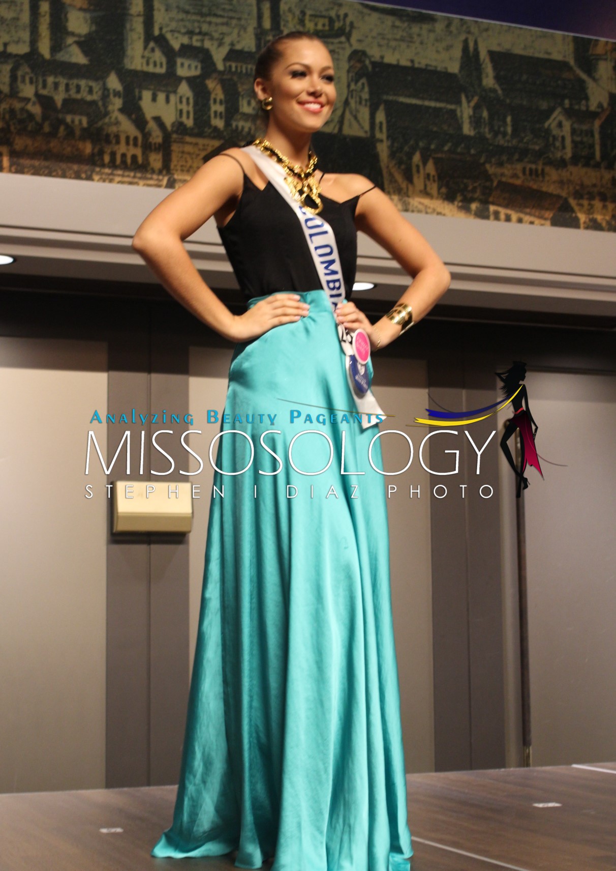 candidatas a miss international 2016 de evening gown.