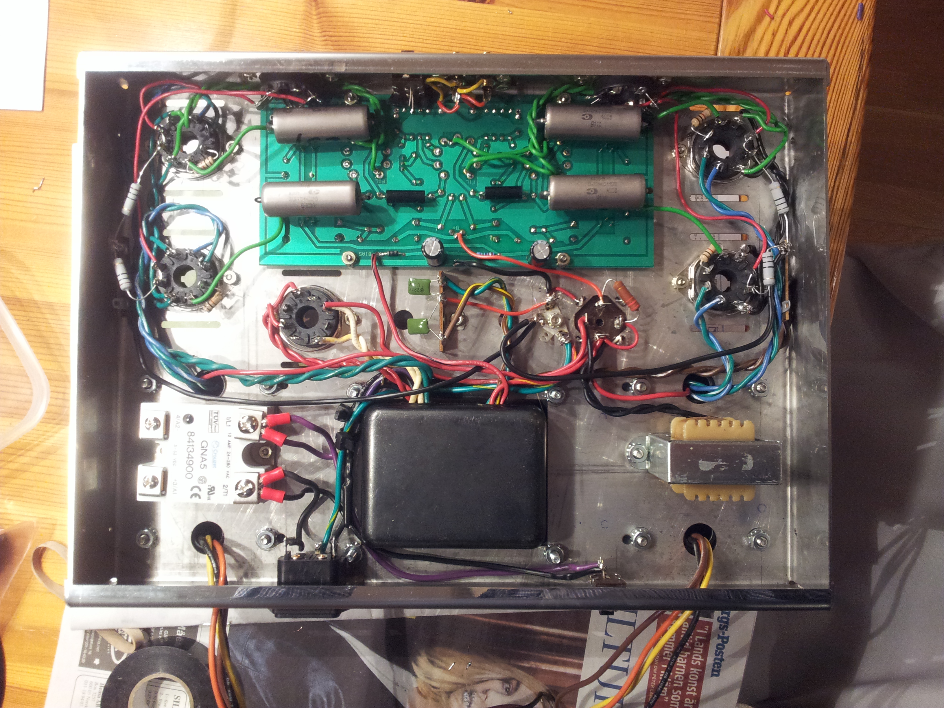 IEC panel mount power socket.
