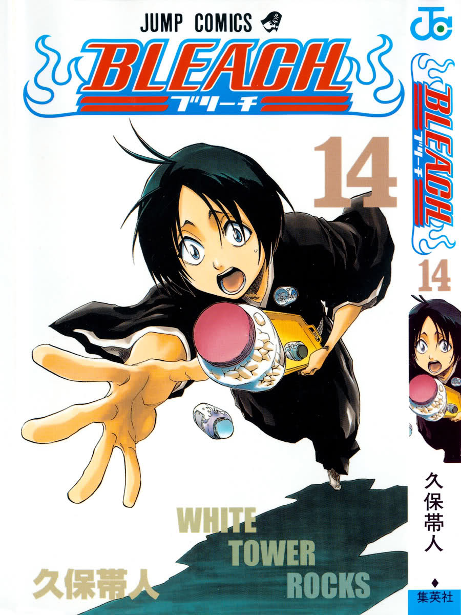 Les couvertures des tomes de bleach