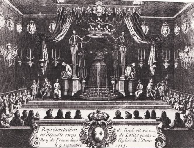Le cérémonial des funérailles de Louis XIV