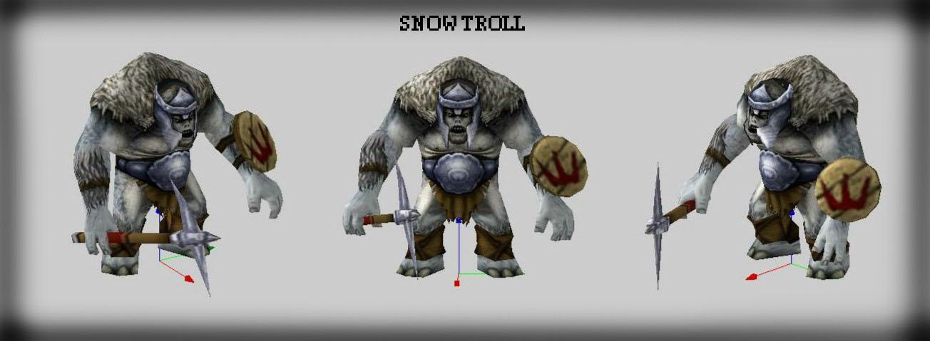 Hero Snow Troll + Snow Trolls (Trolls de las Nieves) EDICIÒN ESPECIAL!