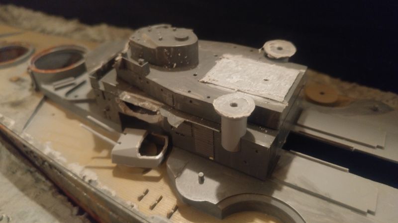 Tamiya 1/350 Bismarck (the wreck