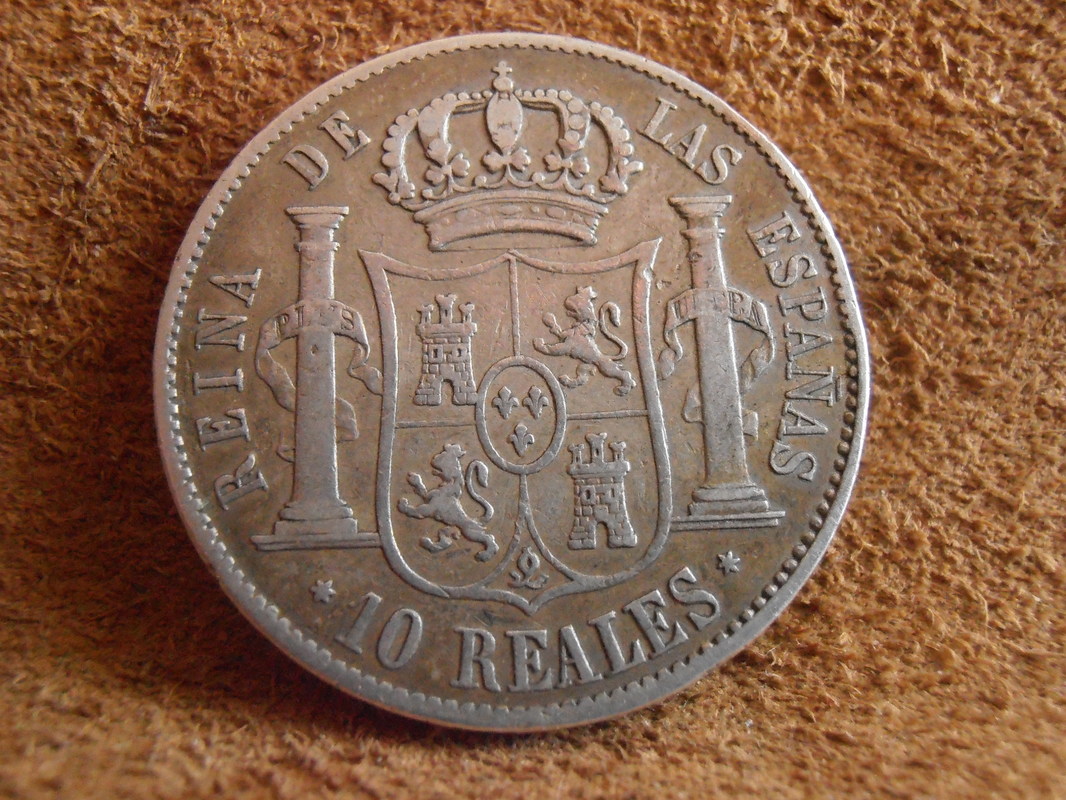 10 Reales 1851. Isabel II. Madrid