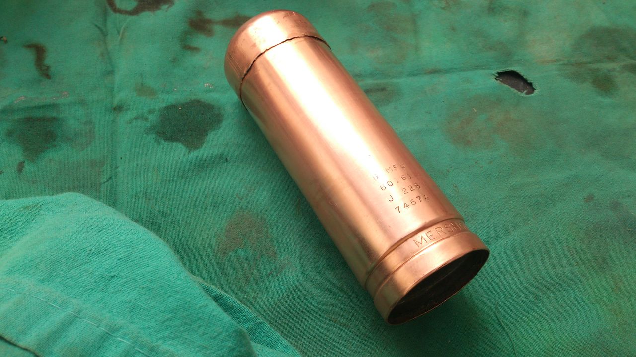 Weber copper cap discoloring?