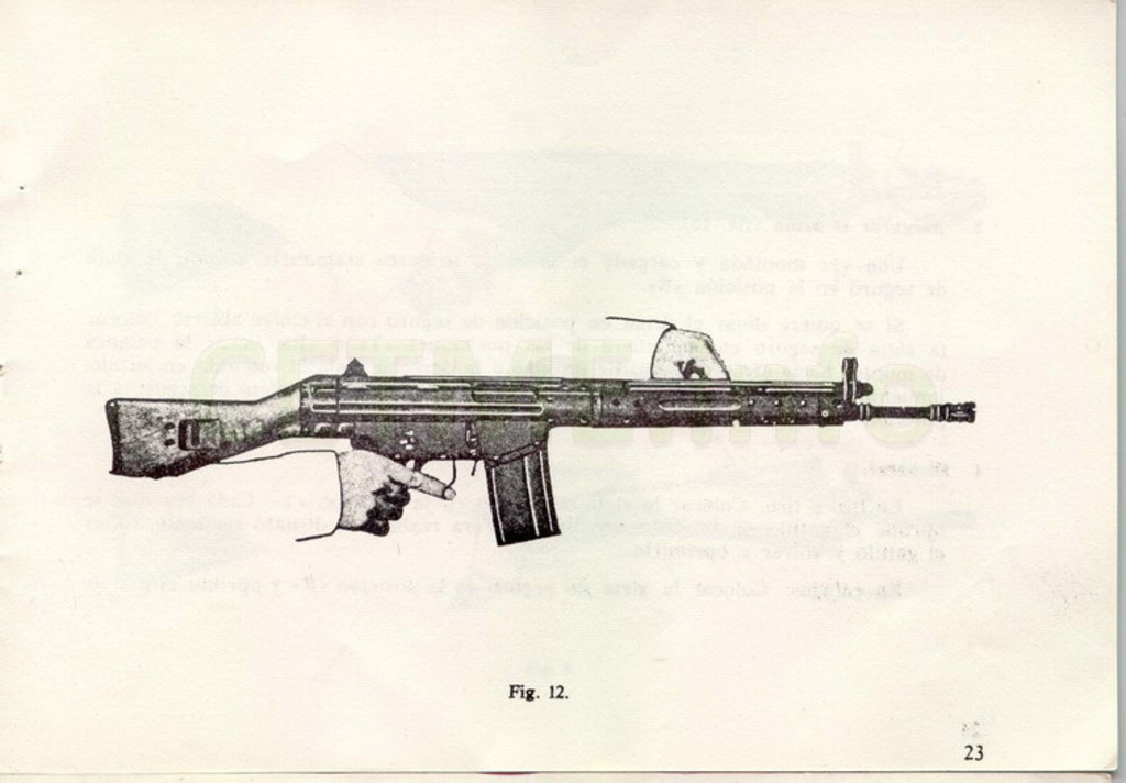 Manual CETME C "Santa Bárbara" 1º Modelo.