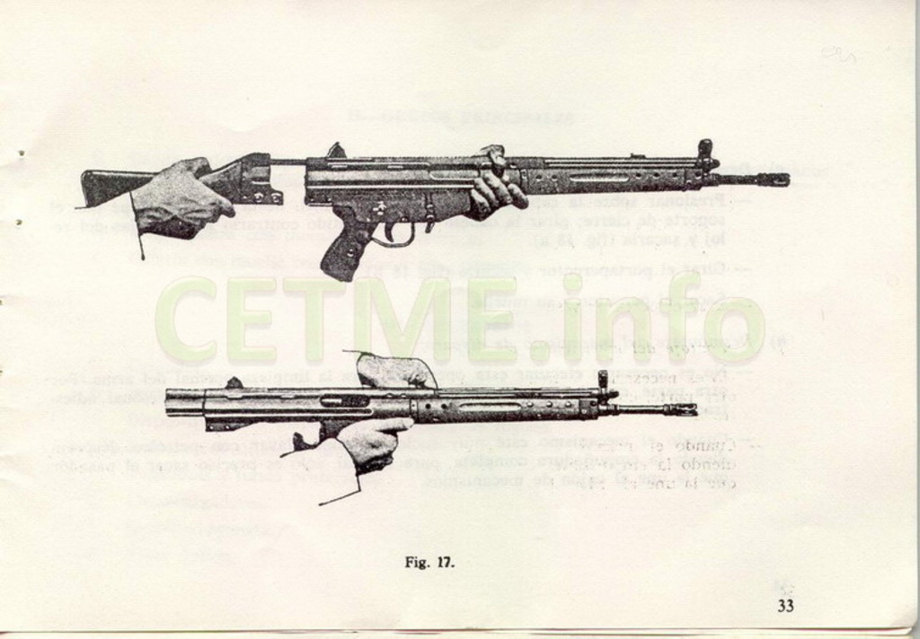 Manual CETME C "Santa Bárbara" 1º Modelo.