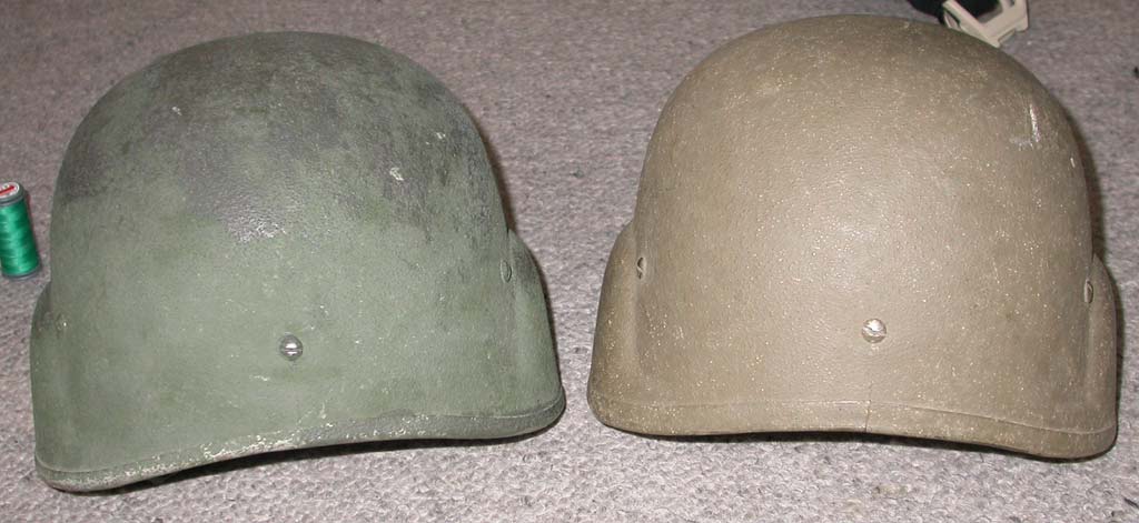 Comparatif de casques PASGT / Lightweight Helmet