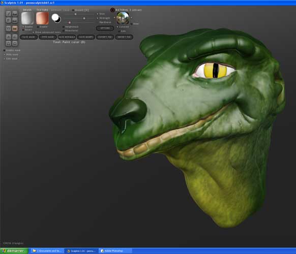 Sculptris en alpha 2