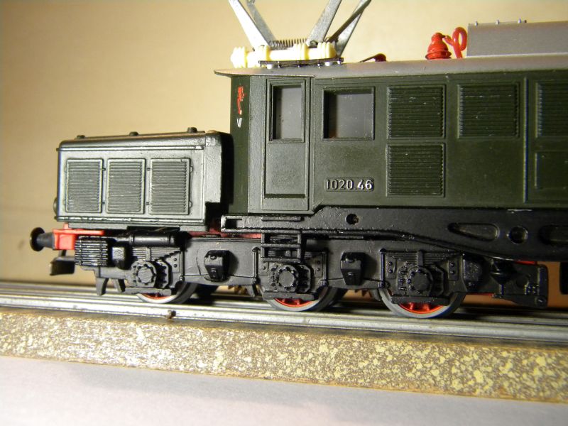 Kleinbahn E 1020 mit Messingzahnrädern