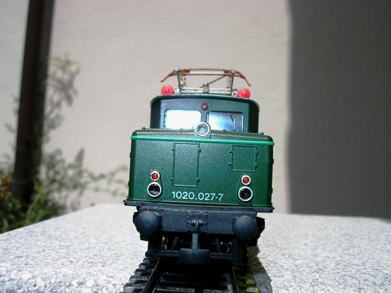 Kleinbahn E 1020.027 grün