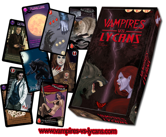 VAMPIRES-VS-LYCANS Le jeu de cartes