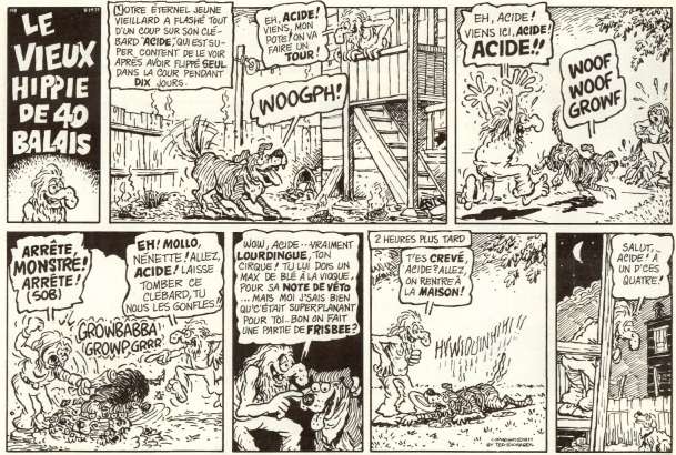 Le Hippie dans la BD