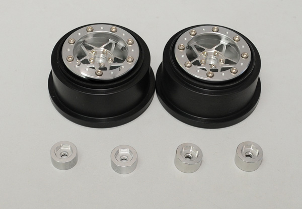 [NEW] Insane Short Course Lightweight Wheels (Silver) Pair