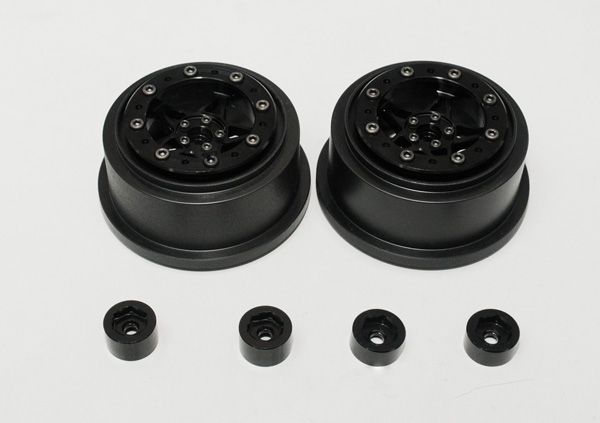 [NEW] Insane Short Course Lightweight Wheels (Silver) Pair