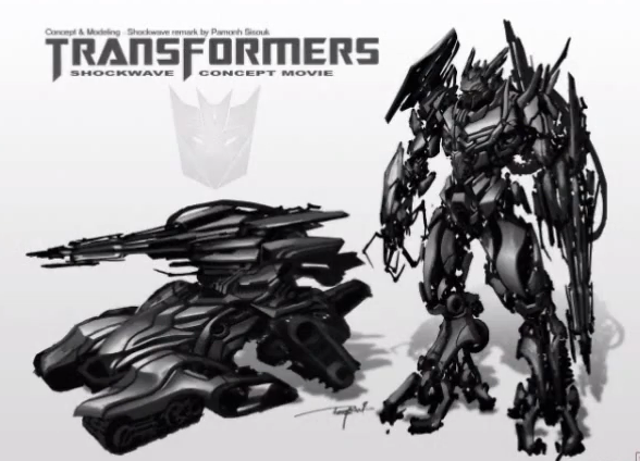 transformers 3 dark of the moon:Shockwave(the one eye creep)