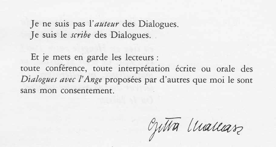 Dialogues avec l'ange - Mallasz Gitta