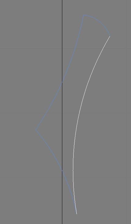 [3DSMAX] Créer une forme courbe extrudable...