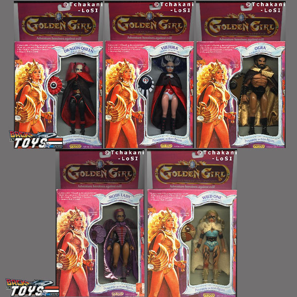 GOLDEN GIRL & The Guardians of Gemstones (Galoob) 1984