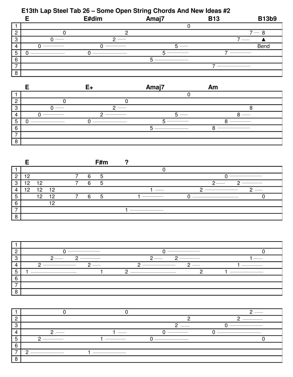 Cours de Lap Steel - Page 2