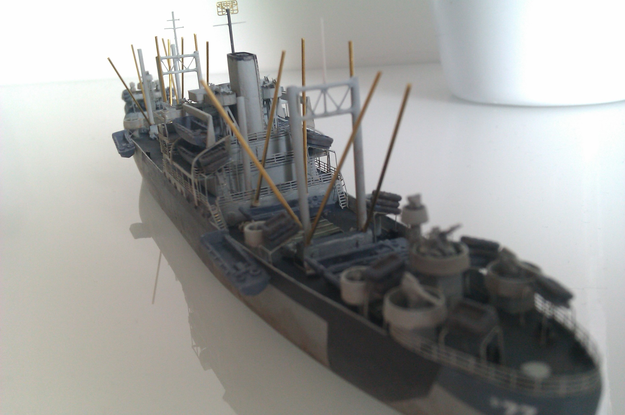 USS Thurston 1/700 à partir du kit Armerican scout de Loose cannon