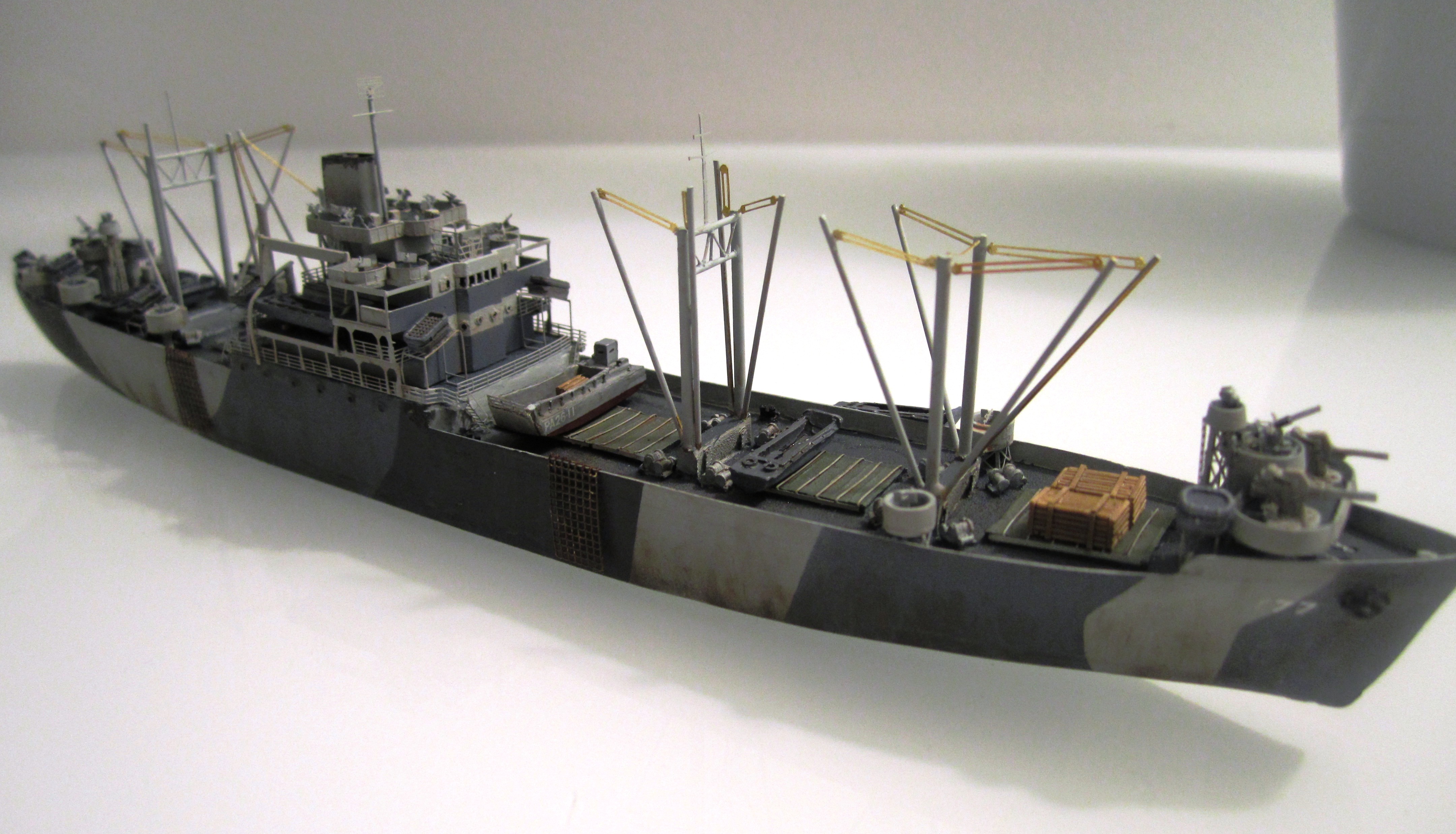 USS Thurston 1/700 à partir du kit Armerican scout de Loose cannon