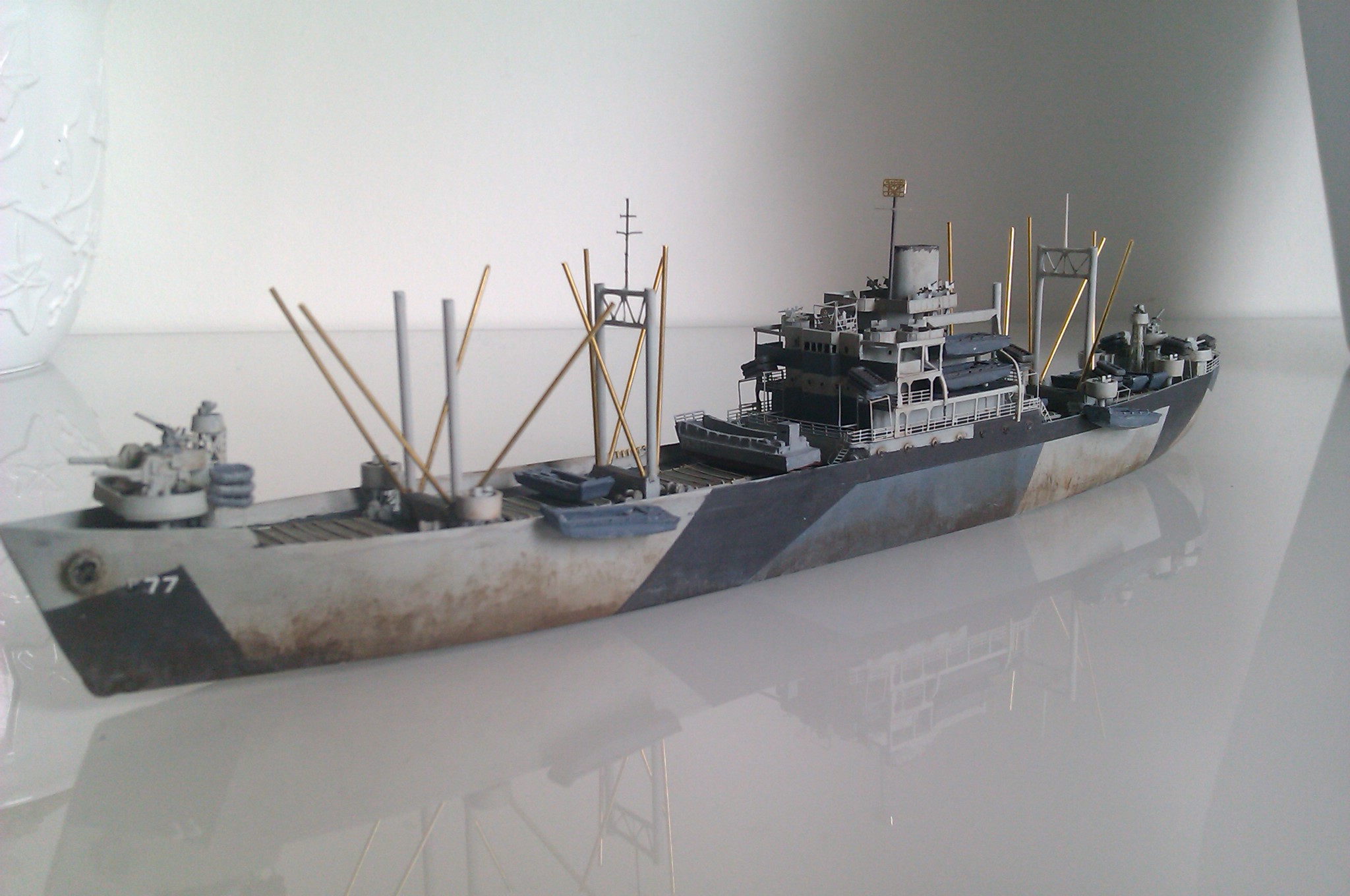 USS Thurston 1/700 à partir du kit Armerican scout de Loose cannon