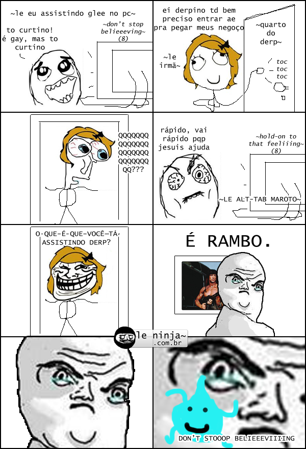 Algumas tirinhas dos Memes