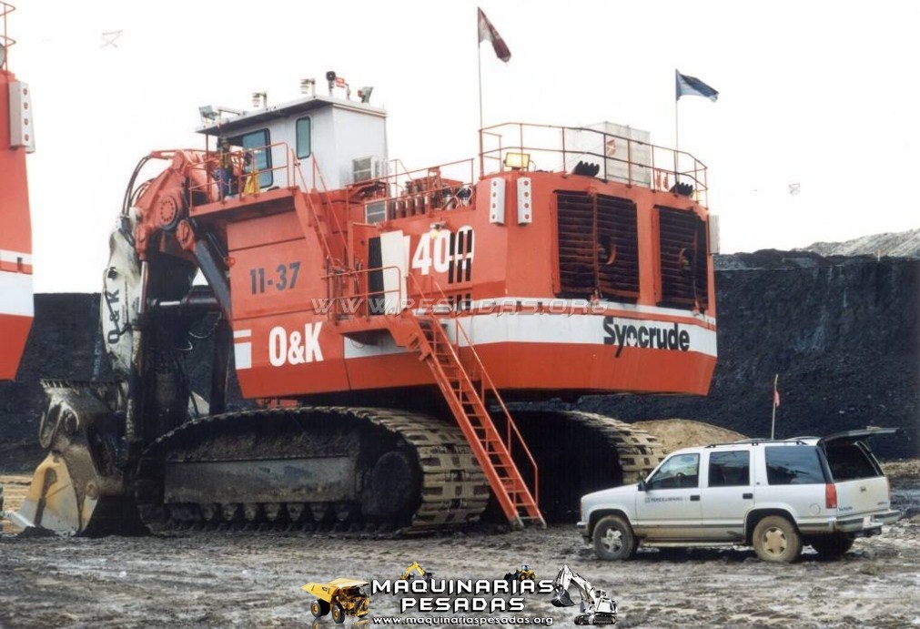O&K RH 400 escavatore terex