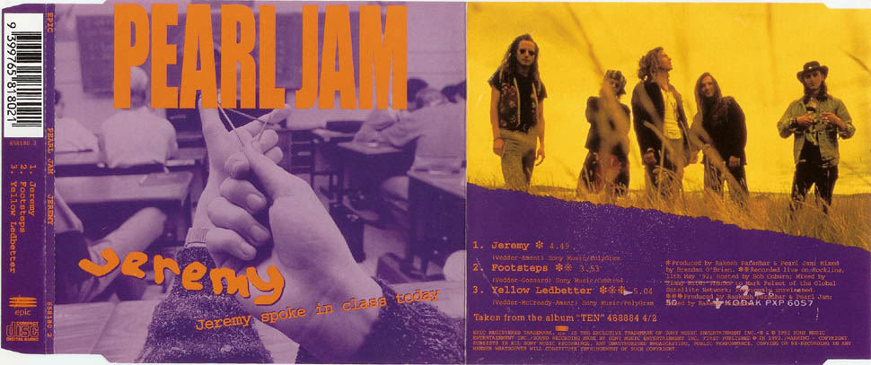 Pearl Jam - Jeremy Singles