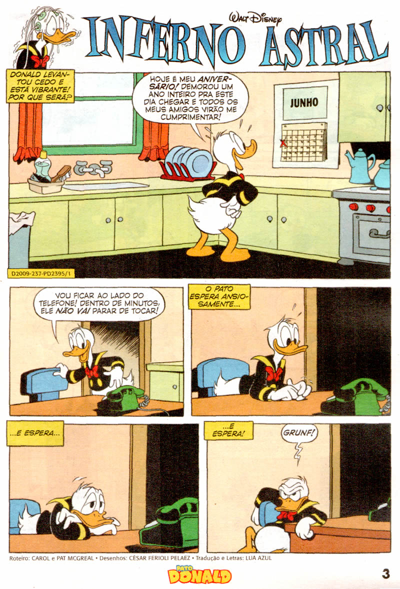 Pato Donald n°2395 [Junho/2011] - Prévia em scans na pág. 01!