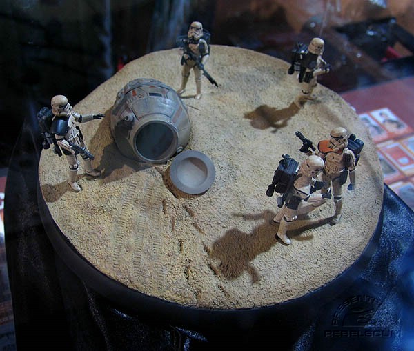 diorama sandtrooper "look sir,droids