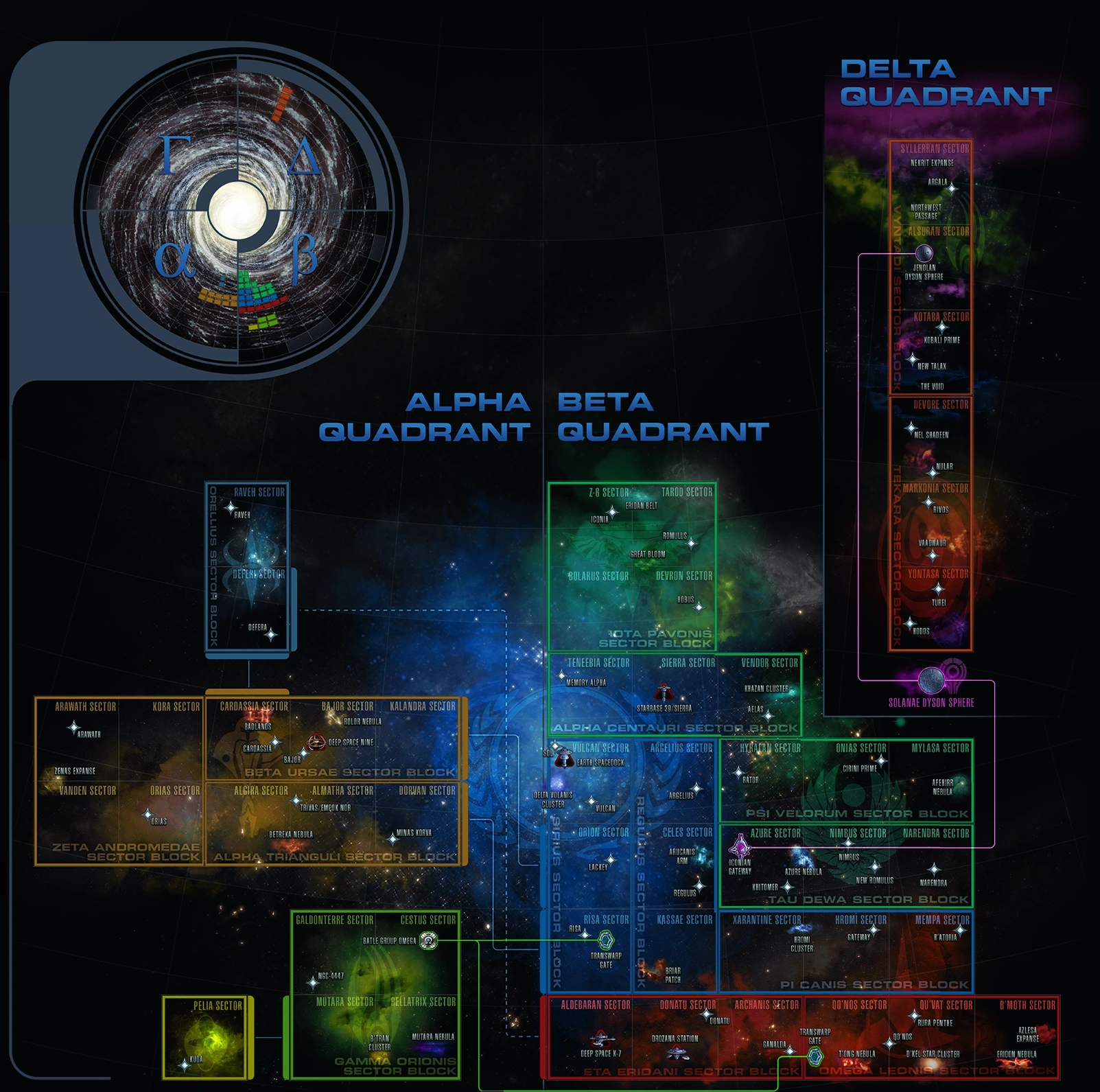 map de STO imprimable et utile